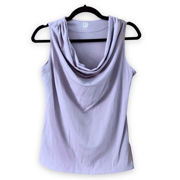Figs | Tops | Fig Safari Light Purple Draped Tank Top | Poshmark